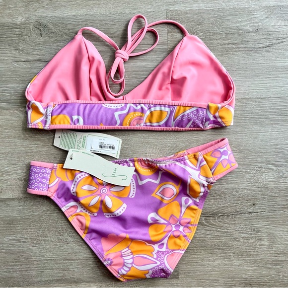 Seea | Swim | Nwt Seea Zoe Bikini Top Aria Floral Triangle Large Top | Poshmark